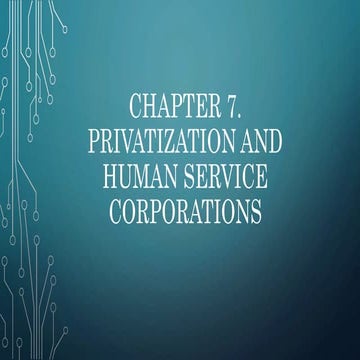 Chapter 7 privatization | PPT