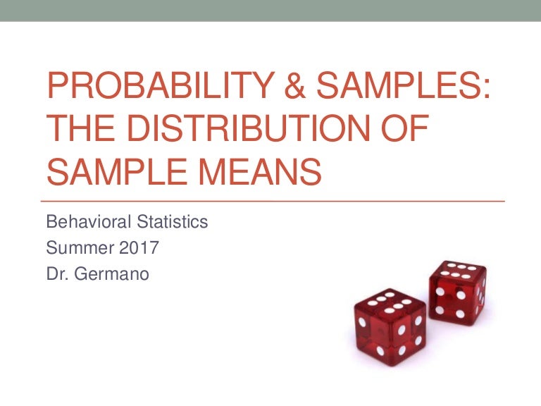 Probability & Samples