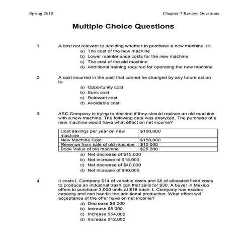 Chapter 7 questions | PDF