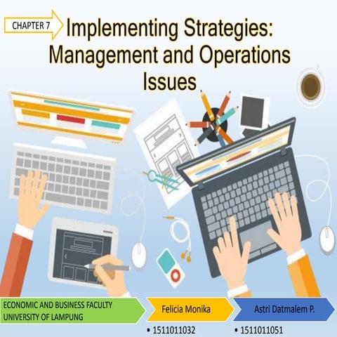 Chapter 7 strategic management implementing strategies - management and ...