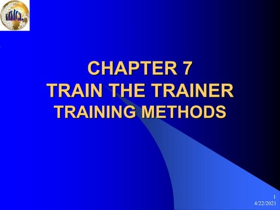 demonstration Training methods | PPTX