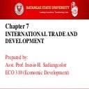 Chapter 7 Updated International Trade and Development Part I.pptx