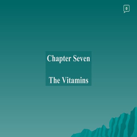 Chapter7 vitamins | PPT