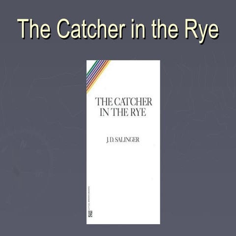 Catcher in the Rye Chapter 8 | PPT
