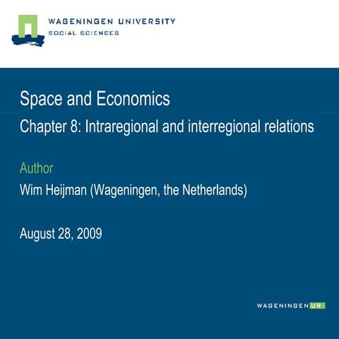 Chapter 8: Intraregional and Interregional Relations | PPT