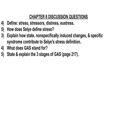 3. General Adaptation Syndrome | PPT