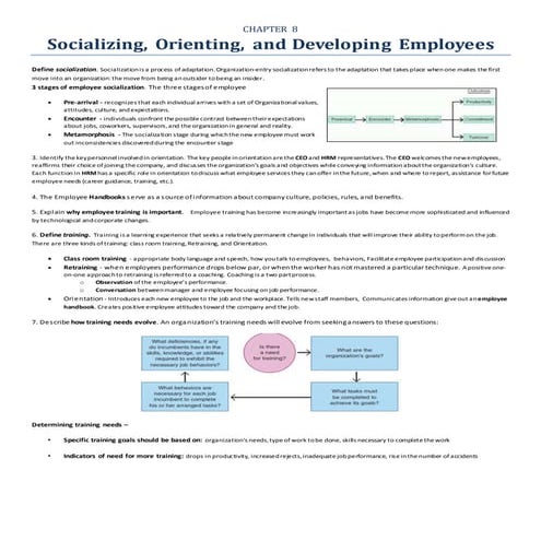 HRM Short notes - Taqi Hassan | PDF