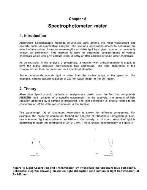 Calibration of uv visible spectrophotometer | PPTX | Chemistry | Science