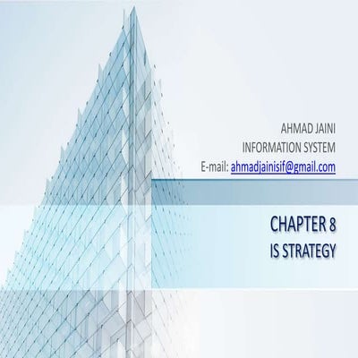 Chapter 8 information system Strategy | PPT