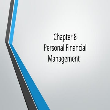 Chapte*PERSONAL FINANCIAL MANAGAMENT POWERPOINT | PPT