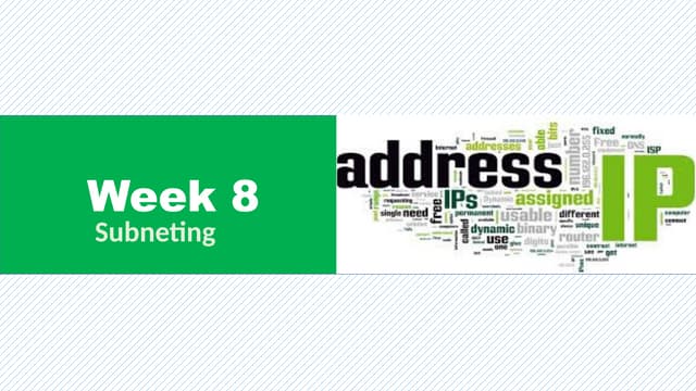 Materi Kuliah Subnetting Dan Ip Address Pptx