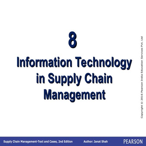 information technology in Supply Chain Management | PPT