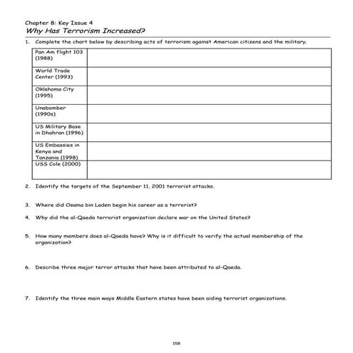 Chapter 8 key issue 4 | PDF