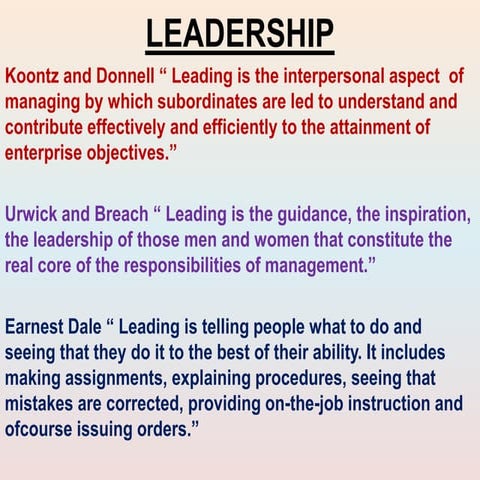 Chapter 8 Leadership | PPTX