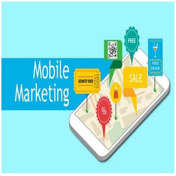 MOBILE MARKETING & TOOLS FOR CREATION OF MOBILE APPLICATIONS | PPTX
