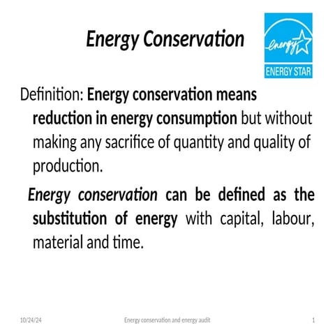 Chapter_8_Energy Conservation and Energy Audit.ppt | Free Download