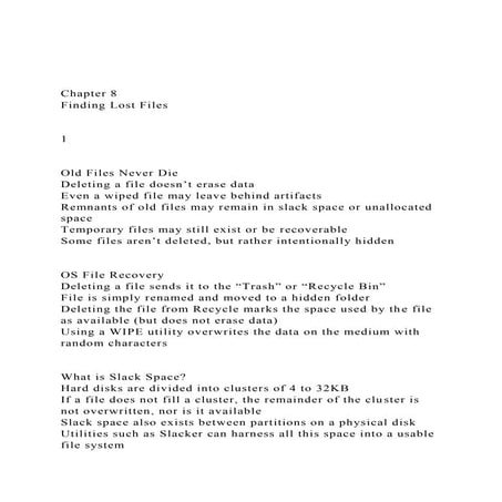 Chapter #4 lab | DOCX