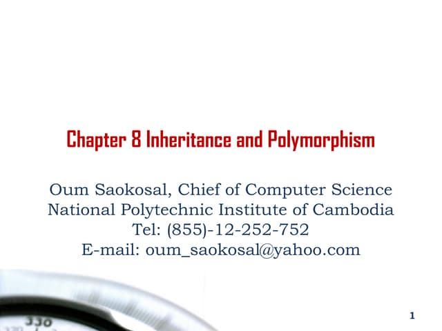 Java Programming Inheritance Ppt 3051