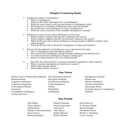 Chapter 8 learning goals | DOC