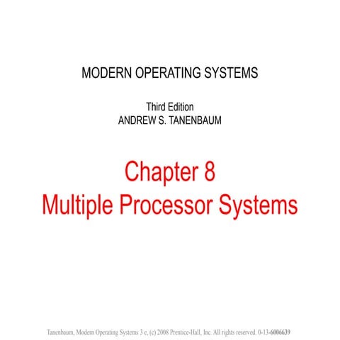 Multiprocessor Systems | PPT