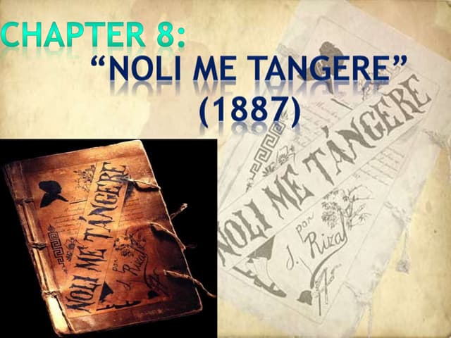 The Publication of Noli Me Tangere | PPTX