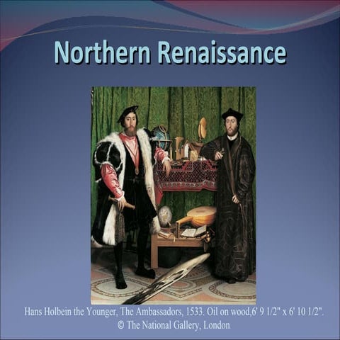 Chapter 8 northern renaissance | PPT