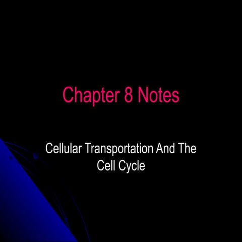 Chapter 8 notes bio | PPT