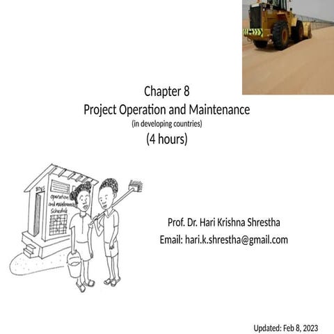Chapter 8 Project Operation and Maintenance in Developing Countries 2024.pptx