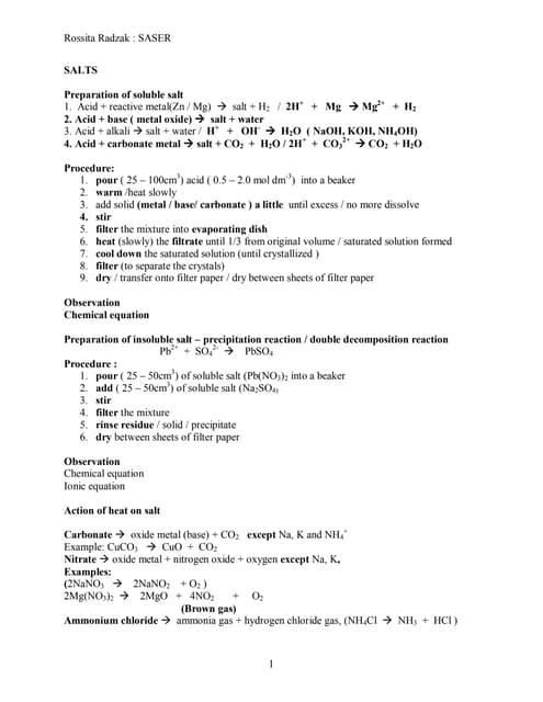 TRIS OXALATO.ppt | Chemistry | Science