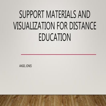 Chapter 8 Support materials and visualization for de | PPT