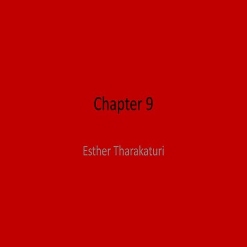 Chapter 9 | PPTX