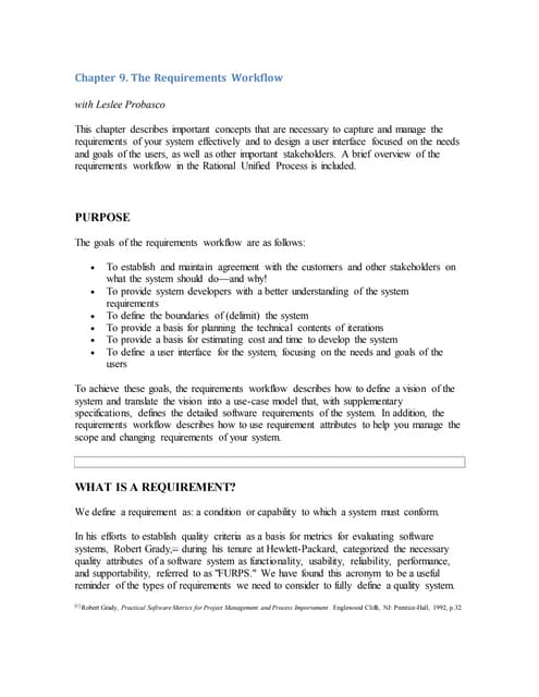 Requirement Cheat Sheet | PDF