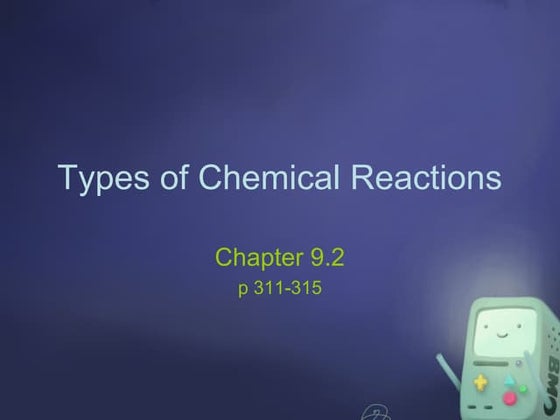 types of chemical reaction | PPT