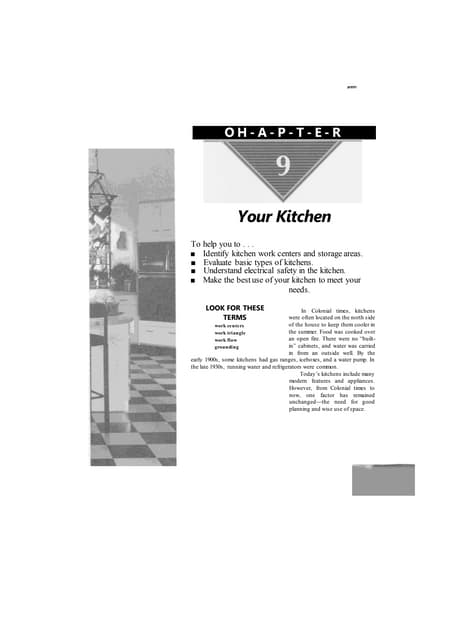 (TLE) Kitchen Layouts Presentation | PPTX