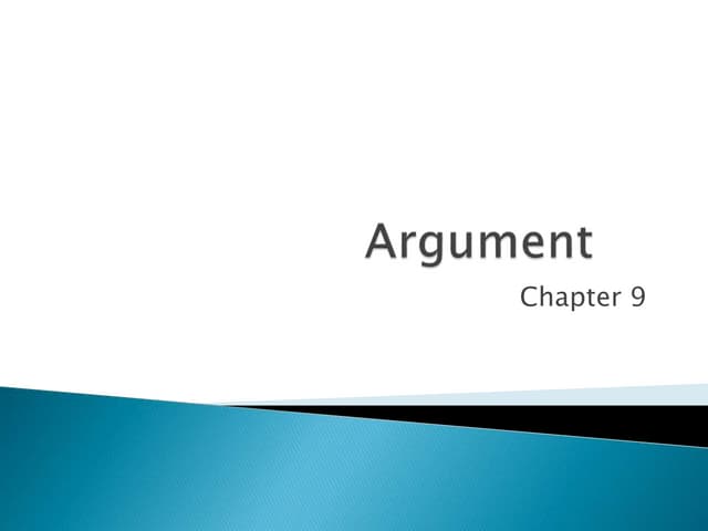 They Say, I Say: Chapter 1 | PPTX