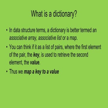 Dictionaries And Sets Pptx Programming Languages Computing 