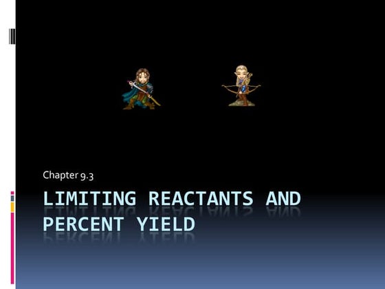 Before, Change, After (BCA) Tables for Stoichiometry | PPT