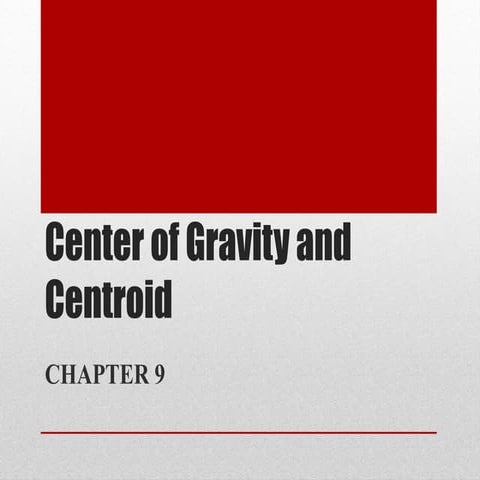 centroid & moment of inertia | PDF