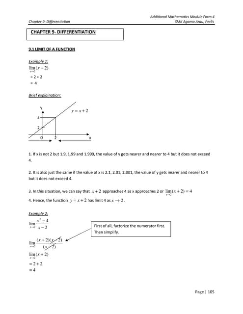 Form 5 Additional Maths Note | PDF