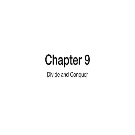 Chapter 4 Algorithmic Efficiency Handouts
