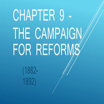 Campaign For Reforms | PPTX