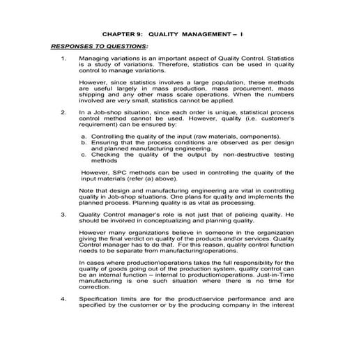 Production & Operation Management Chapter9[1] | PDF