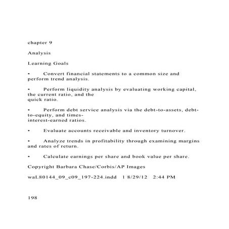 chapter 9Analysis Learning Goals• Convert financi.docx