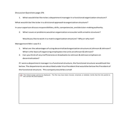 Chapter 9 assignment due 3 22 page 276 | DOCX