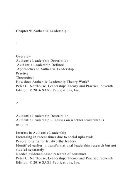 Northhouse 7th edition chapter 1 Introduction.ppt