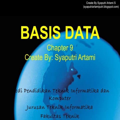 Chapter9(basis data)p | PPT