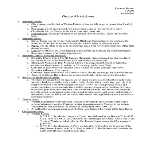 Chapter 9 Breakdowns | PDF