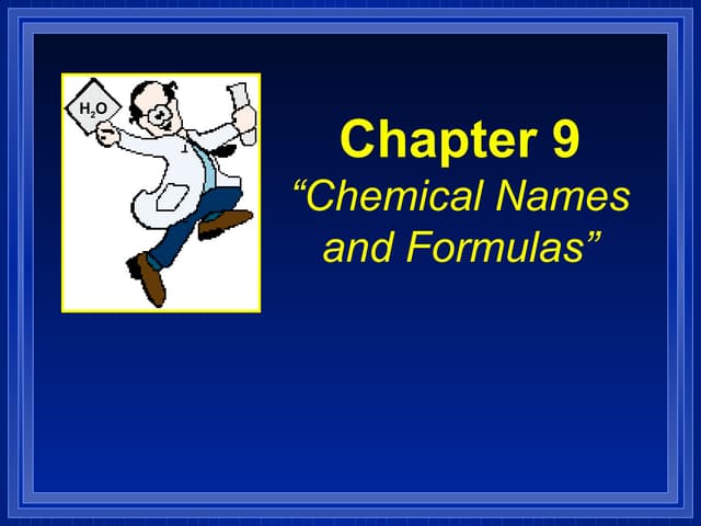 Naming & Writing Ionic Formulas PowerPoint | PPTX