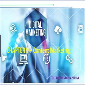 Chapter 9 Content Marketing | PPT