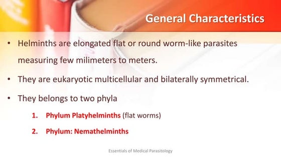 Classification of medical parasites | PPTX